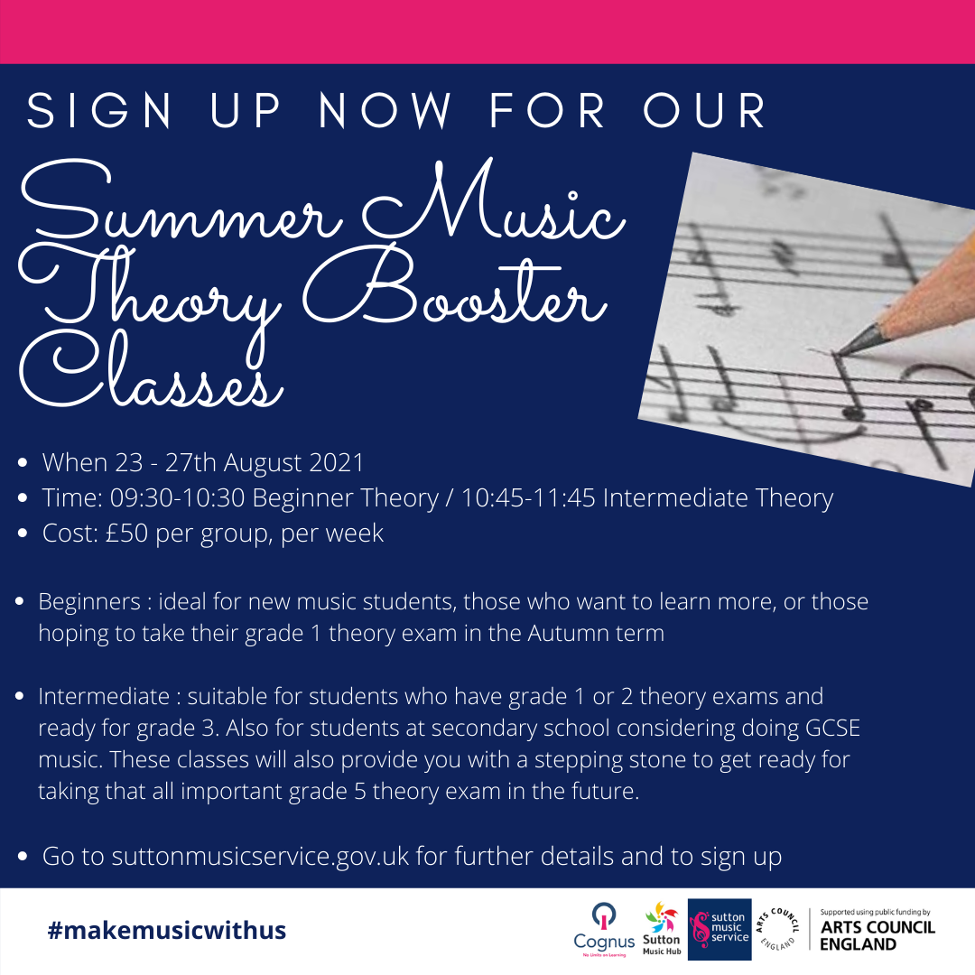 Summer Music Courses - Sutton Music Trust