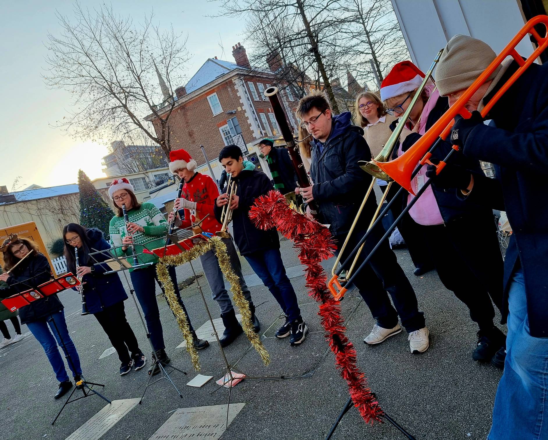 Christmas Busking - Sutton Music Trust